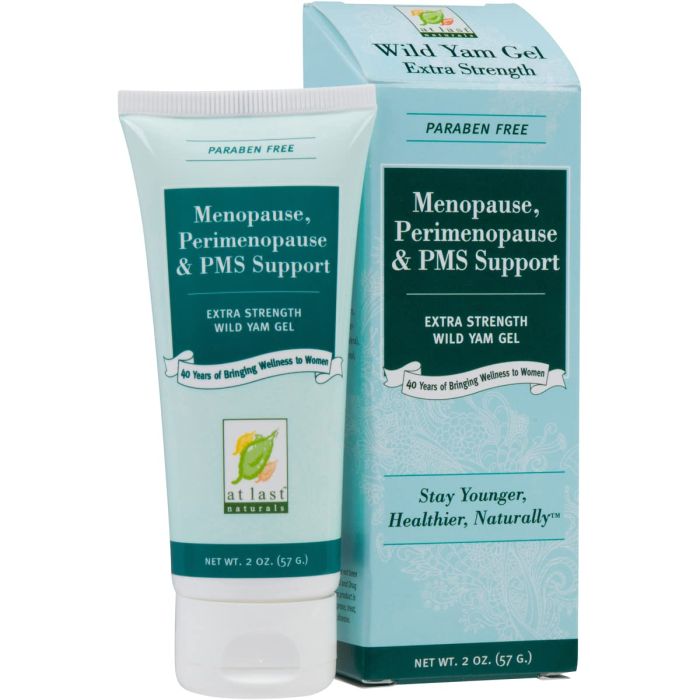 At Last Naturals Menopause Relief Extra Strength Wild Yam Gel 2 Oz ...