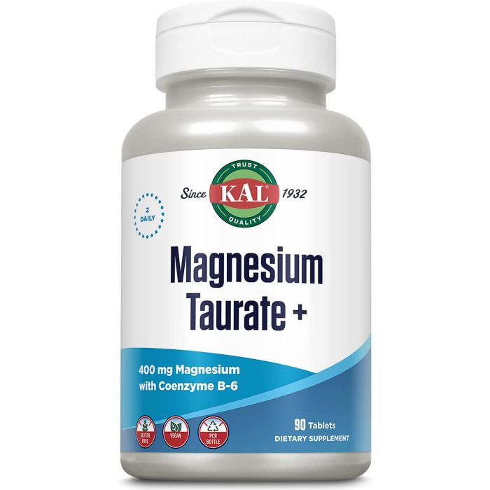 KAL Magnesium Taurate Plus – Heart & Nerve Support Formula ...