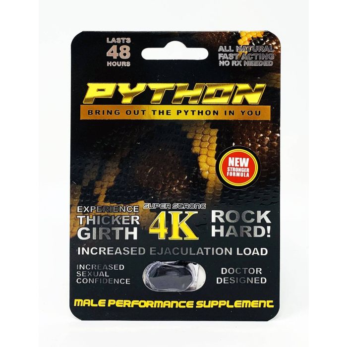 Python 4k Male Performance Supplement Pill - Supplemynts.com