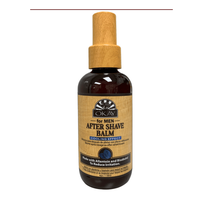 OKAY Men After Shave Balm Menthol 4oz Cooling Effect - Supplemynts.com